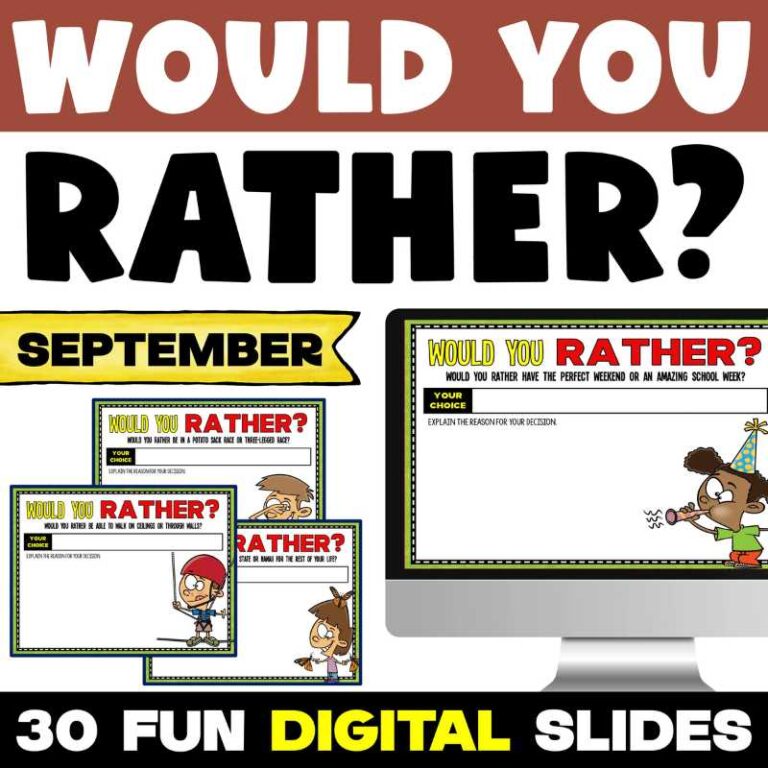 Fall Autumn Would You Rather Questions Opinion Writing September Google ...