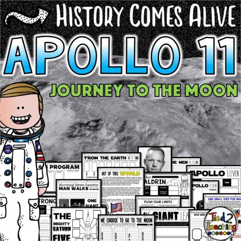 Apollo 11 Mini Unit - Tied 2 Teaching