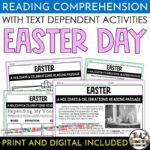 Easter Holiday Nonfiction Reading Comprehension Passage and Questions ...