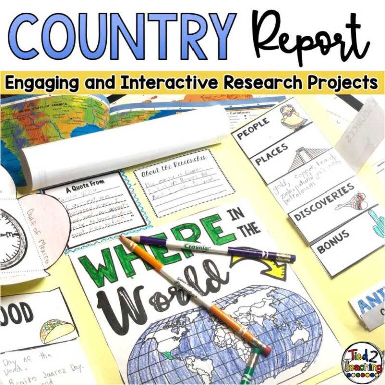 Country Study Report & Country Research Projects Countries Around the ...