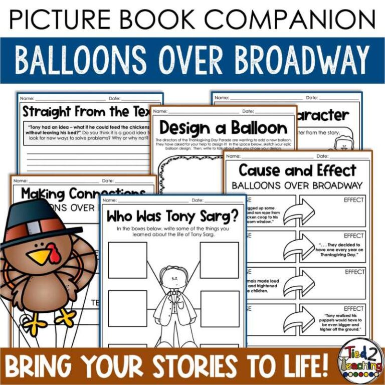 Balloons Over Broadway Book Companion with Book Review Pennant - Tied 2 ...