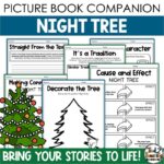 Night Tree Book Companion with Book Review Pennant - Tied 2 Teaching