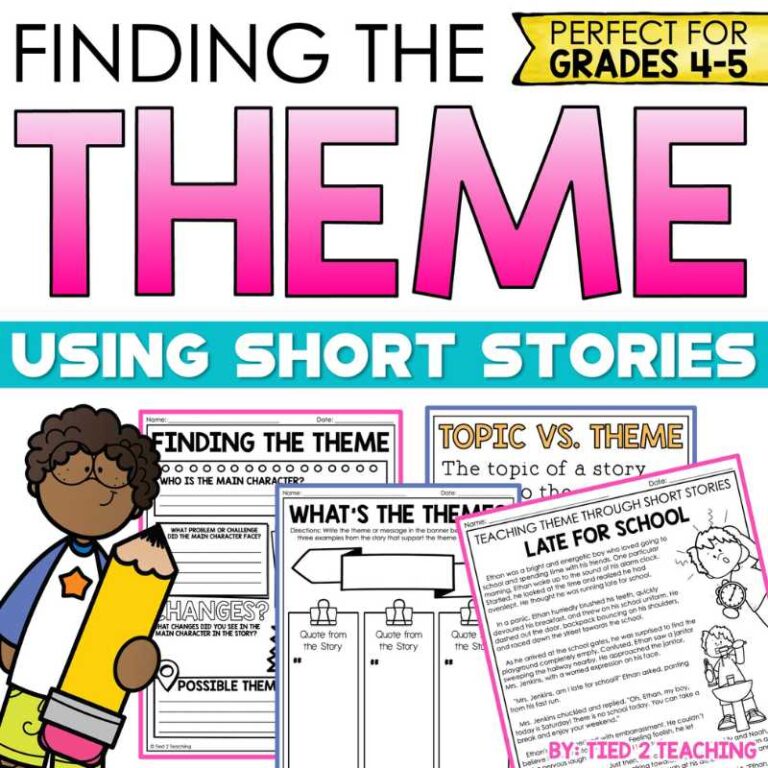 Identifying Theme Using Short Stories Finding the Theme of a Story ...