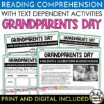 Grandparents Day Nonfiction Reading Comprehension Passage and Questions ...