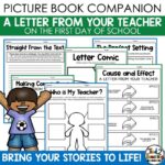 A Letter From Your Teacher Book Companion: Engaging Activities