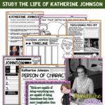 Katherine Johnson Biography Unit Pack Reading Passages Graphic ...