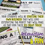 Run an Ice Cream Truck Project Based Learning PBL Design Activity Math ...