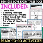 Goldilocks and the Three Bears Elements of a Fairy Tale Reading ...