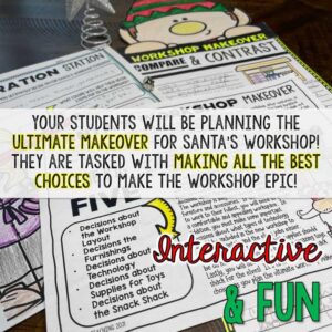 Santa's Workshop Makeover Christmas Project Based Learning PBL Activity ...