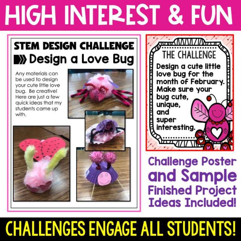 Valentines STEM Design Challenge Valentines Day Party Activity and ...