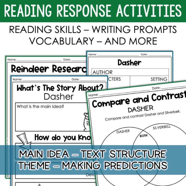 Dasher Book Companion with Book Review Pennant - Tied 2 Teaching