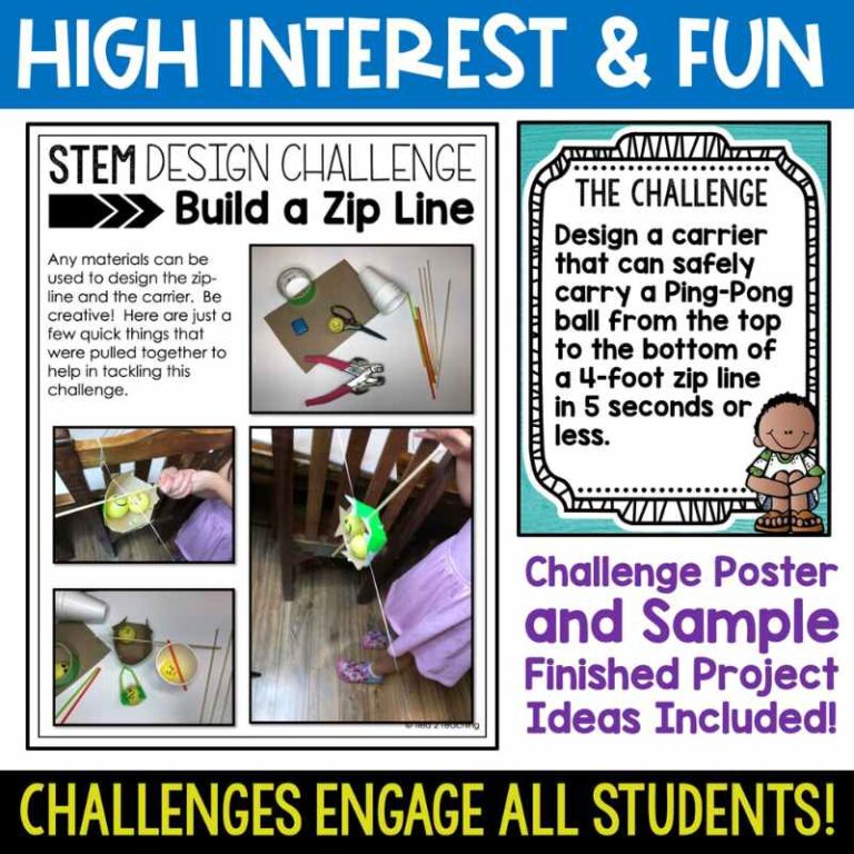 Design a Zip Line STEM Challenge with Close Reading Integration