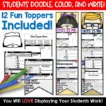 All About Me Poster Activity Banner Pennants First Day of School ...