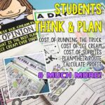 Run an Ice Cream Truck Project Based Learning PBL Design Activity Math ...