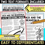 Jack and the Beanstalk Elements of a Fairy Tale Reading Passages ...