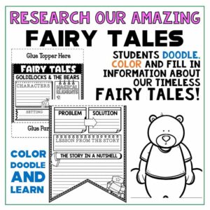 Fairy Tales Pennants Elements of a Fairy Tale Reading Genre Writing ...