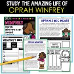 Oprah Winfrey Biography Unit Pack Reading Passages Activities Women's ...