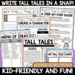 Tall Tales Unit with Tall Tales Writing Reading Passages Graphic ...