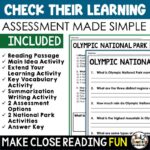 Olympic National Park Information Reading Passage Olympic Research ...