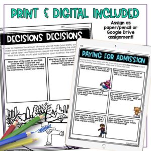 Winter Project Based Learning Design PBL Activity ESL Math Writing Art ...