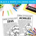 Greek Mythology Posters Ancient Greek gods and goddesses Coloring Pages ...