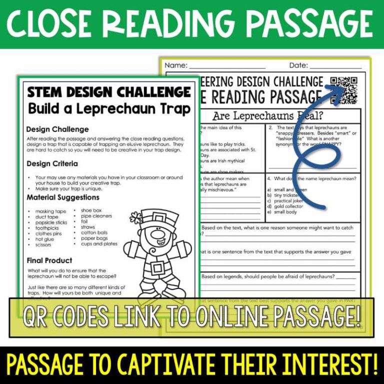 Leprechaun Trap St. Patrick's Day STEM Activities Leprechaun Trap ...