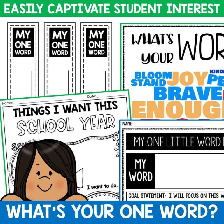 Back to School Goal Setting Activities Students Worksheets First Day of ...