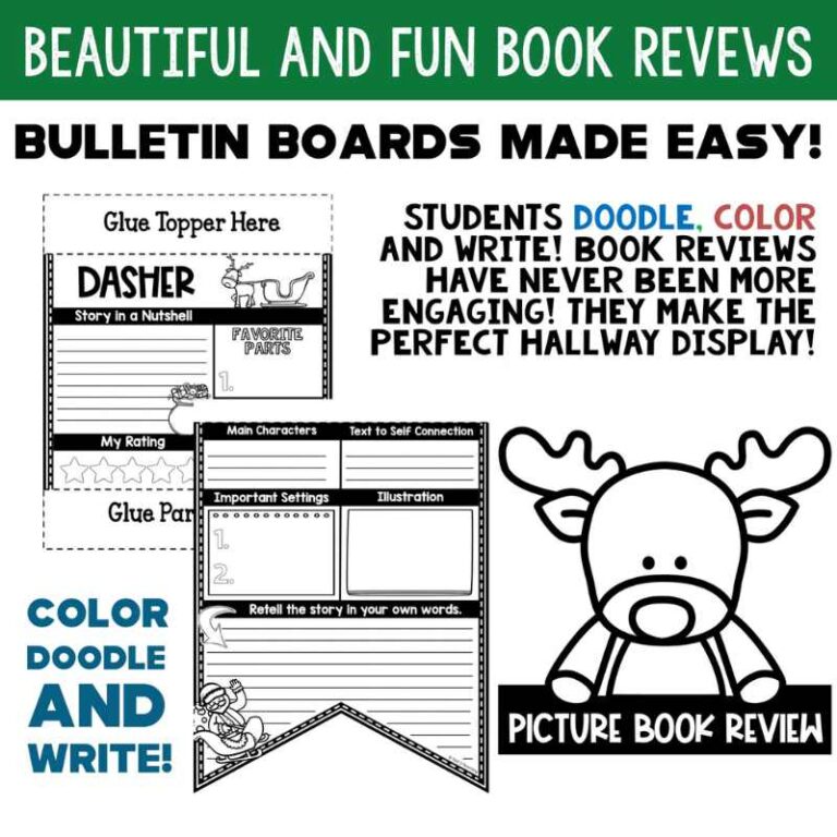 Dasher Book Companion with Book Review Pennant - Tied 2 Teaching