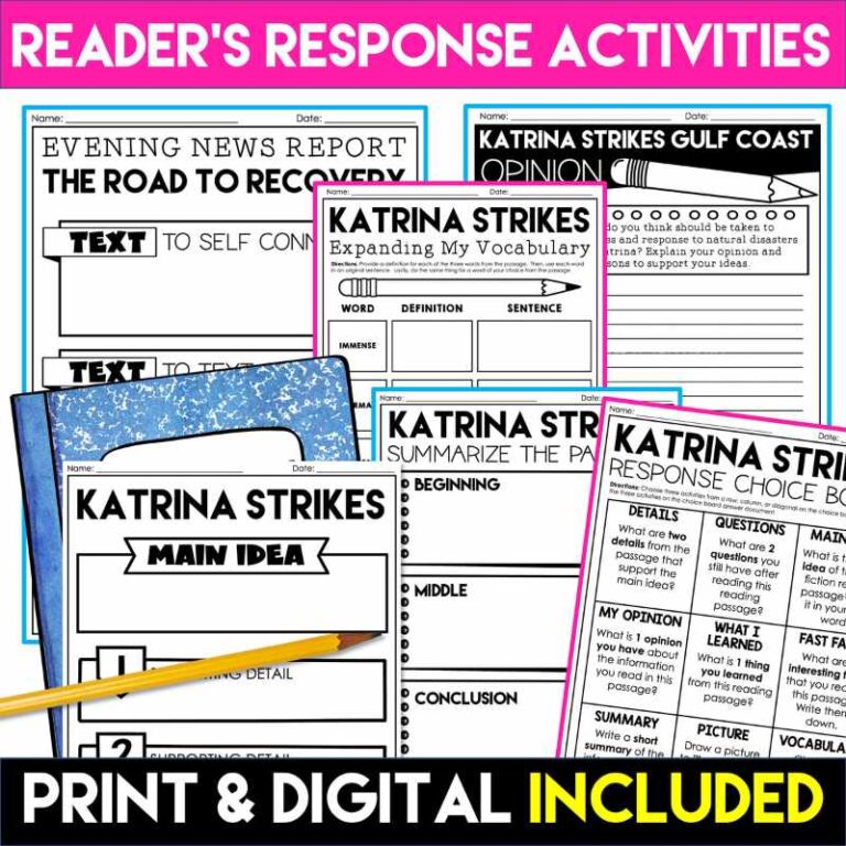 Historical Events Reading Comprehension Passages & Activities GROWING ...