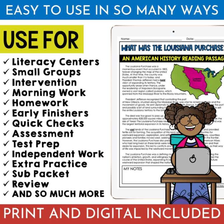 Westward Expansion Fun Activities Worksheets Reading Passages ...