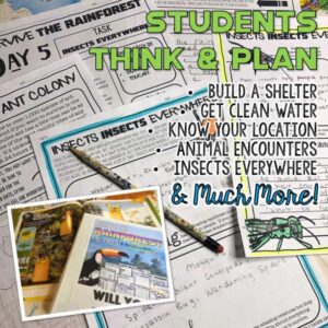 Rainforest Project Based Learning PBL Habitats ELA Math Writing ...