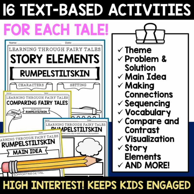 Fairy Tales Genre Reading Passages Writing Activities Graphic ...