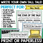 Tall Tales Unit with Tall Tales Writing Reading Passages Graphic ...