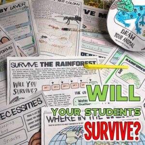 Rainforest Project Based Learning PBL Habitats ELA Math Writing ...