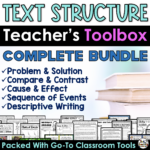Text Structure Activities Passages Printables Worksheets Graphic ...