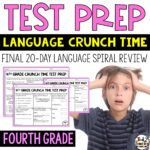 4th Grade ELA Language Test Prep 4th Grade ELA State or MAP Test Prep ...
