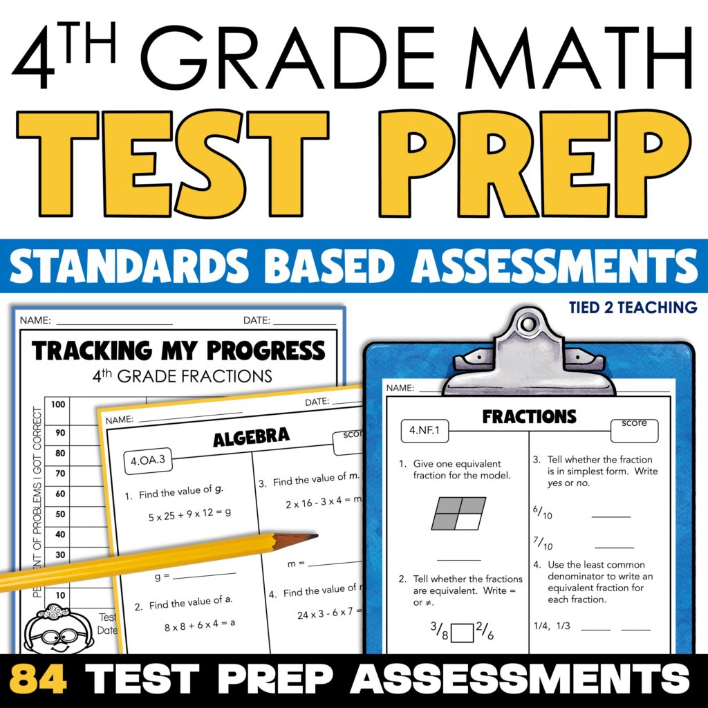 4th Grade Math Test Prep Homework Daily Math Warm Ups 4th Grade Morning ...
