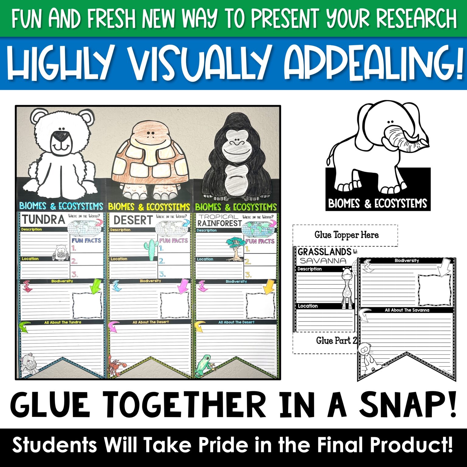 Biomes and Ecosystems Posters Research Project Report Writing Templates ...
