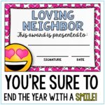 Emoji End of the Year Editable Award Certificates Classroom Student ...