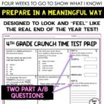 4th Grade ELA Language Test Prep 4th Grade ELA State or MAP Test Prep ...