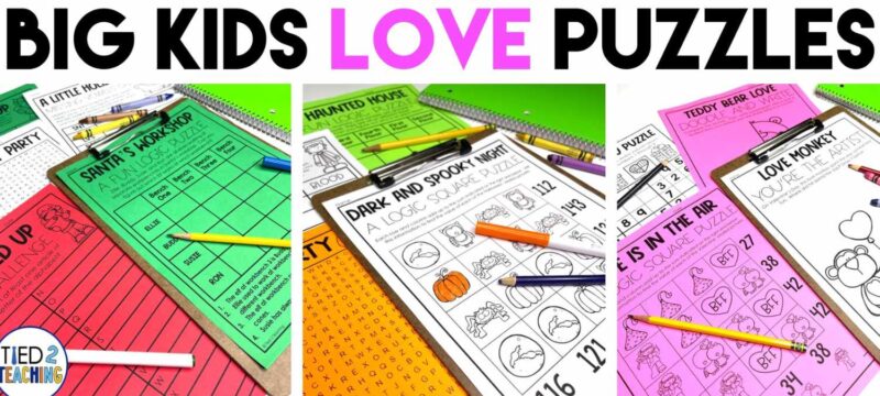 8 Ways to Use Logic Puzzles for Upper Elementary Students