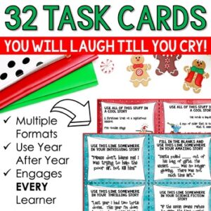 Christmas Creative Writing Prompts Christmas Wacky Narrative Writing ...