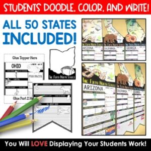 State Reports Research Project Template | Informational Report Writing ...
