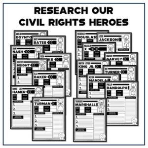 Civil Rights Leaders Report Research Project Organizers - Tied 2 Teaching